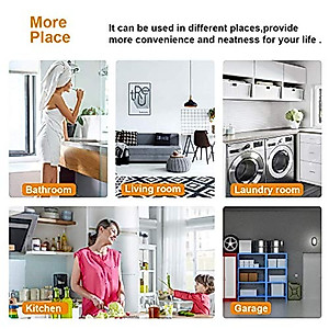 Storage Shelves Metal Wire Shelving Unit NSF Heavy Duty 3-Tier Height Adjustable Utility Steel Garage Shelving with Leveling Feet 23" L x 13" W x 30" H Sturdy Shelf Organizer Rack for Kitchen, Office