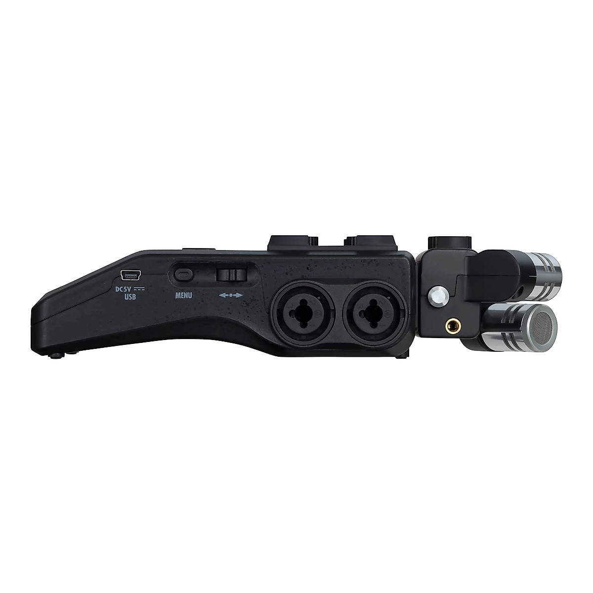 Zoom H6 All Black 6-Track Portable Recorder, Stereo Microphones, 4 XLR/TRS Inputs, Records to SD Card, USB Audio Interface, Battery Powered, Podcasting and Music