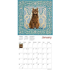 Ivory Cats by Lesley Anne Ivory Wall Calendar 2021 (Art Calendar)