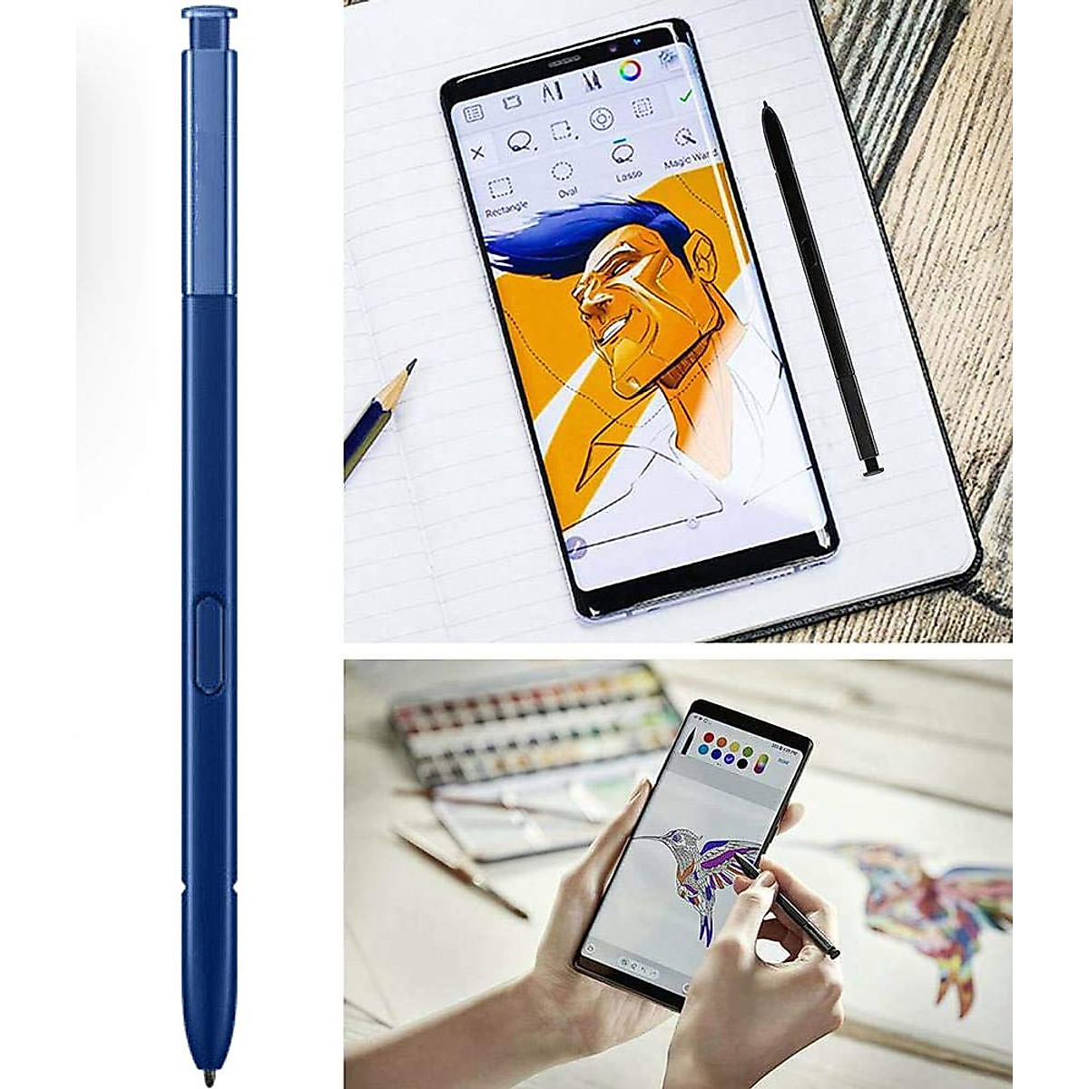 2PCS Galaxy Note 8 Pen, Stylus Touch S Pen Replacement for Galaxy Note 8 N950U N950W N950FD N950F Tips/Nibs+Eject Pin (Blue)