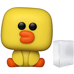 Funko Line Friends - Sally Pop! Vinyl Figure (Bundled with Compatible Pop Box Protector Case)
