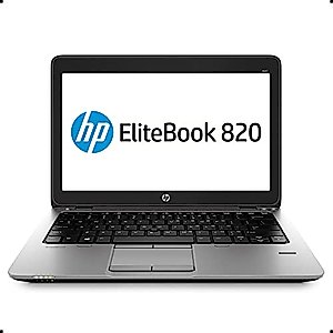 HP EliteBook 820 G2 12.5 Inch Laptop , Intel Core i7 5600U up to 3.2GHz, 16G DDR3L, 500G, WiFi, BT 4.0, VGA, DP, USB 3.0, Win 10 64 Bit-Multi-Language, English/Spanish/French(CI7)(Renewed)