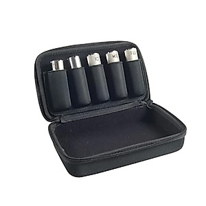 CARLSON’S Protective Choke Case [ Fit 5 Choke Tubes ] EVA Molded Foam Exterior | Scratch-Resistant | Lightweight - Black