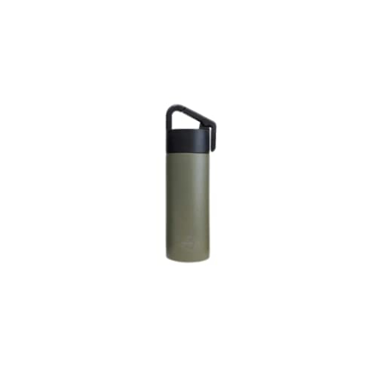 Poketle Personal Insulated Bottle with Hanging Carabiner, Outdoor Portable Bottle Tumbler, Small 120ml, Olive