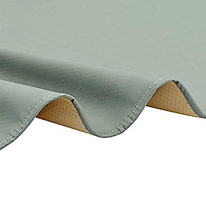 Splat Mat for Under High Chair/Arts/Crafts by CLCROBD, 51" Baby Anti-Slip Food Splash and Spill Mat for Eating Mess, Waterproof Floor Protector and Table Cloth (Gray)