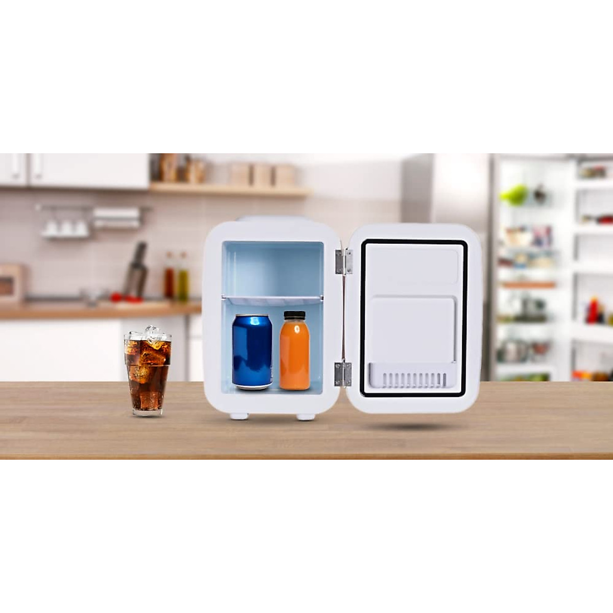 Mica Beauty Mini Skincare Refrigerator Thermo-Electric Cooler & Warmer - Bedroom, Dorm, Office, Small Refrigerator, Cooler for Desktop and Travel