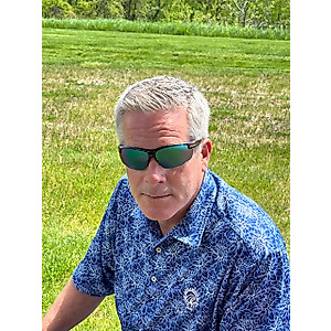 Callaway Sungear Kite Polarized Sunglasses Golf Eye Protection, Tortoise & Gray/Green Mirror