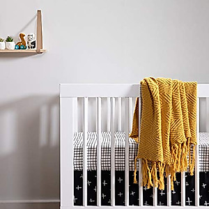 Babyletto Hudson 3-in-1 Convertible Crib with Toddler Bed Conversion Kit in White, Greenguard Gold Certified , 53.75x29.75x35 Inch (Pack of 1)