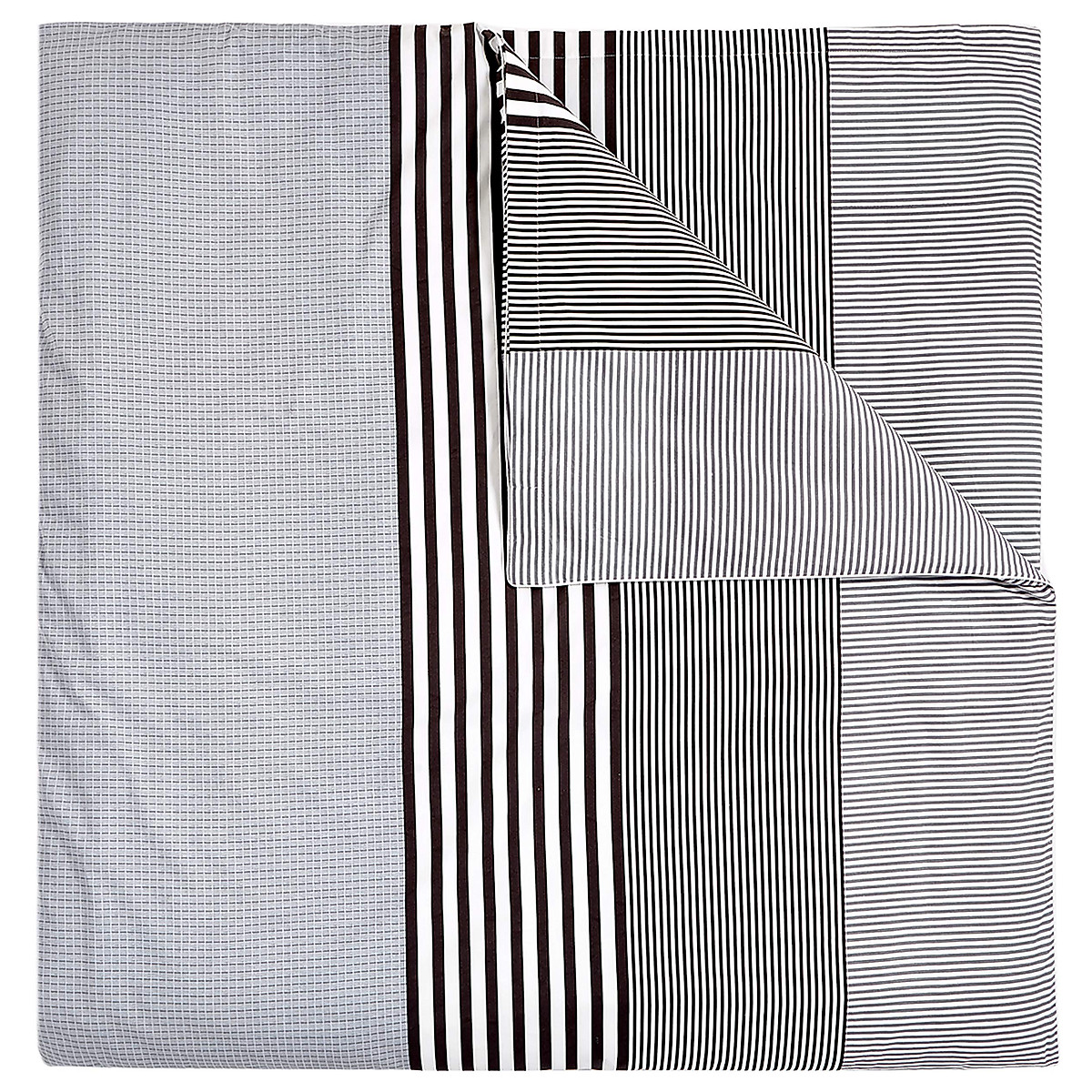 Lacoste Meribel Cotton Bedding Set, Twin/TwinXL Duvet, Grey