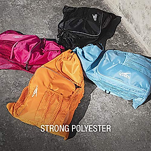 Speedo Unisex-Adult Deluxe Ventilator Mesh Equipment Bag Fuchsia Purple, One Size