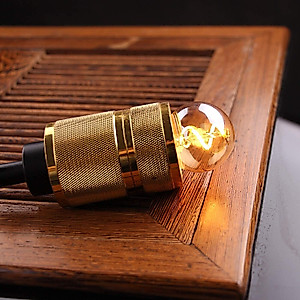 Qixivcom 2W G40 LED Filament Light Bulb Dimmable(5-Pack)- E26 Mini Led Bulb 120V 20W Equivalent LED Edison Light Bulb 2200K Warm White Decorative Lights Bulb Amber Glass Outdoor Lighting for Bar Home