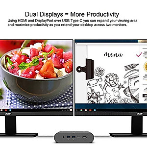 Acer Chromebox, Intel Celeron 3867U Processor, 4GB DDR4, 32GB SSD, Chrome, CXI3-4GNKM4