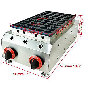 50 PCS Waffle Maker,Non-Stick Gas Bubble Waffle Maker,Commercial Mini Pancake Baker, Mini Cake Maker for Kids and Families (50 PCS)