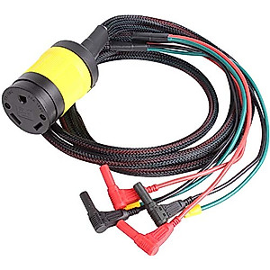 Journeyman-Pro 30A Parallel Cord Connection Kit, for Inverter Generators | 120-125 VAC, 30 AMP - 4000/3750 Watts TT-30R Female Connector RV Ready (TT30R Straight Blade)