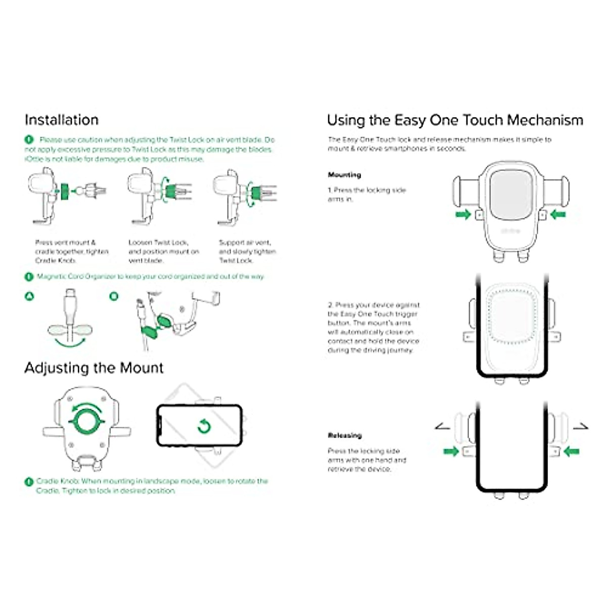 iOttie Easy One Touch 5 Dashboard & Windshield Universal Car Mount Phone Holder Desk Stand with Suction Cup Base and Telescopic Arm for iPhone, Samsung, Google, Huawei, Nokia, other Smartphones