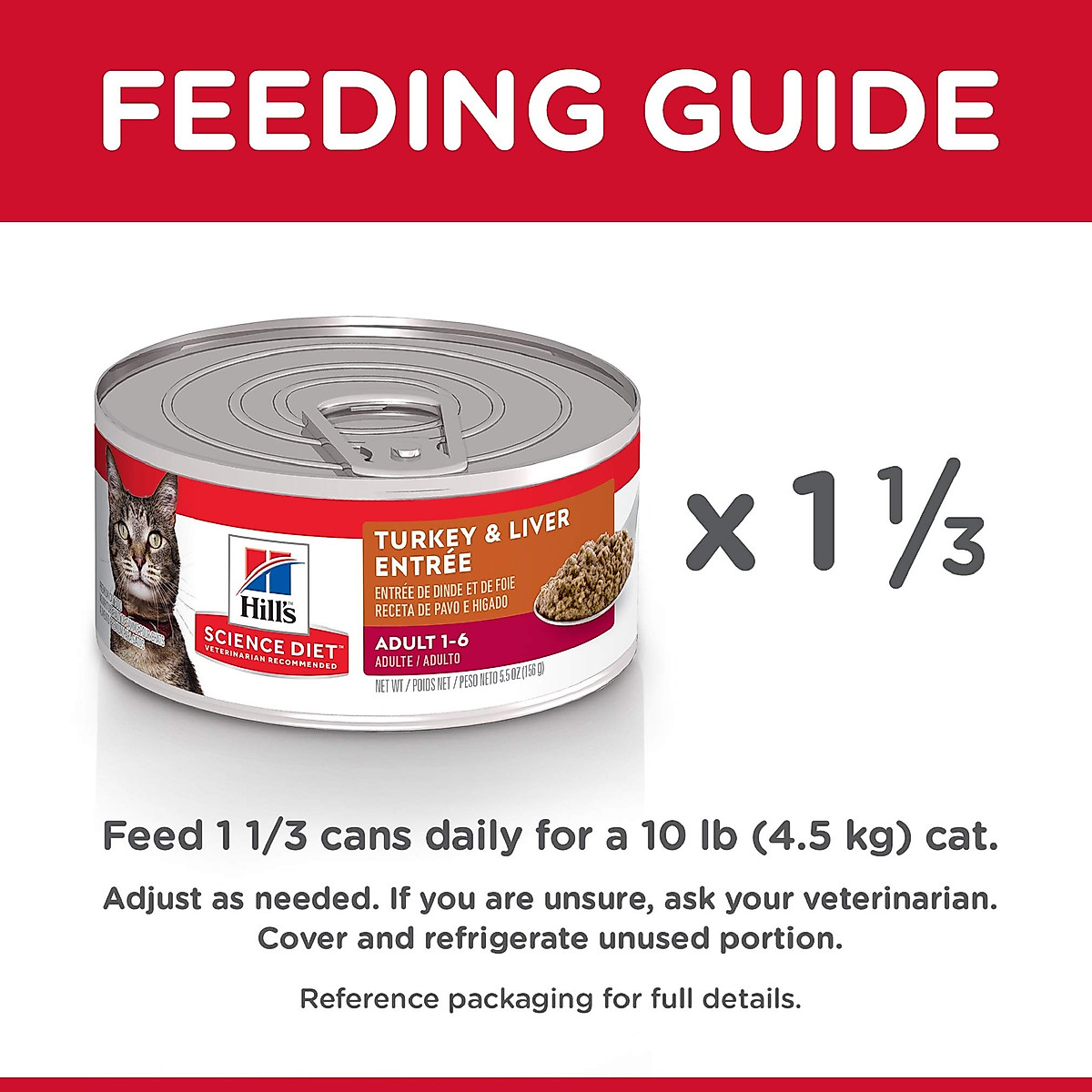 Hill's Science Diet Wet Cat Food, Adult, Savory Turkey Recipe, 5.5 oz. Cans, 24-Pack