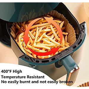 100PCS Air Fryer Liners Disposable Paper,Parchment Paper For Air Fryer, Disposable Paper Towel For Air Fryer,For Baking, Roasting, Microwave, Oil and Water Proof, Oven Accessories(3-5L-6.3 inch)