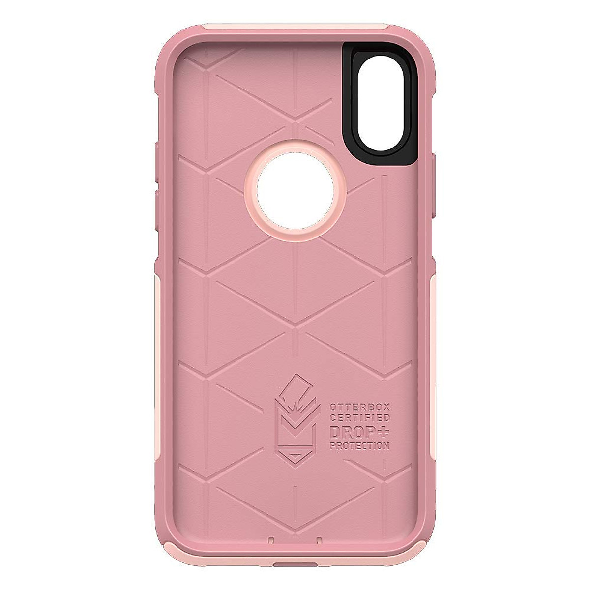 OtterBox iPhone Xs AND iPhone X Commuter Series Case - BALLET WAY (PINK SALT/BLUSH), slim & tough, pocket-friendly, with port protection