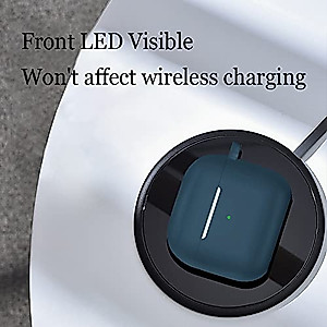 Airpods 3 Case, LowGeeker Silicone Case Cover Compatible with Airpods 3 Replacement Accessories Full Protective Shockproof with Keychain for Men Women, Pink