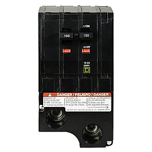 Square D - QO2150 150-Amp Two-Pole Circuit Breaker