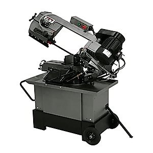 JET HVBS-710S, 7" x 10-1/2" Belt-Driven Mitering Bandsaw, 1Ph 115/230V (413451)