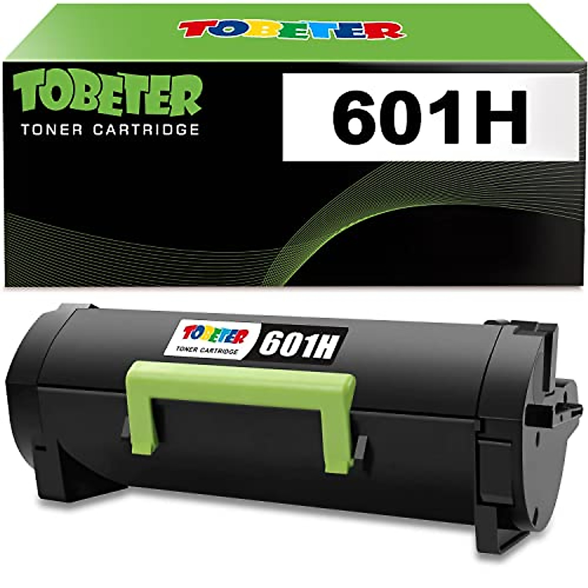 ToBeter Remanufactured 601H 60F1H00 High Yield Toner Cartridge for Lexmark MX310 MX410 MX510 MX511 MX610 MX611 MX310dn MX611de MX511d MX410de MX611dhe MX610de MX510de Printer (up to 10,000 Pages)
