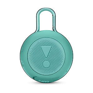 JBL CLIP 3 - Waterproof Portable Bluetooth Speaker - Teal (Renewed)