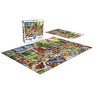 Buffalo Games - Aimee Stewart - Yard Sale - 1000 Piece Jigsaw Puzzle, Multi