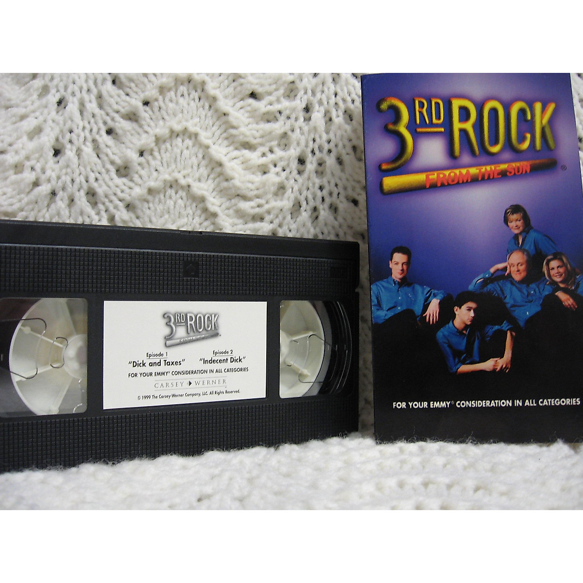 3RD'Third Rock From The Sun "Emmy Consideration" VHS. Episode 1 -"Dick and Taxes". Episode 2 -"Indecent Dick" (1999) [VHS]