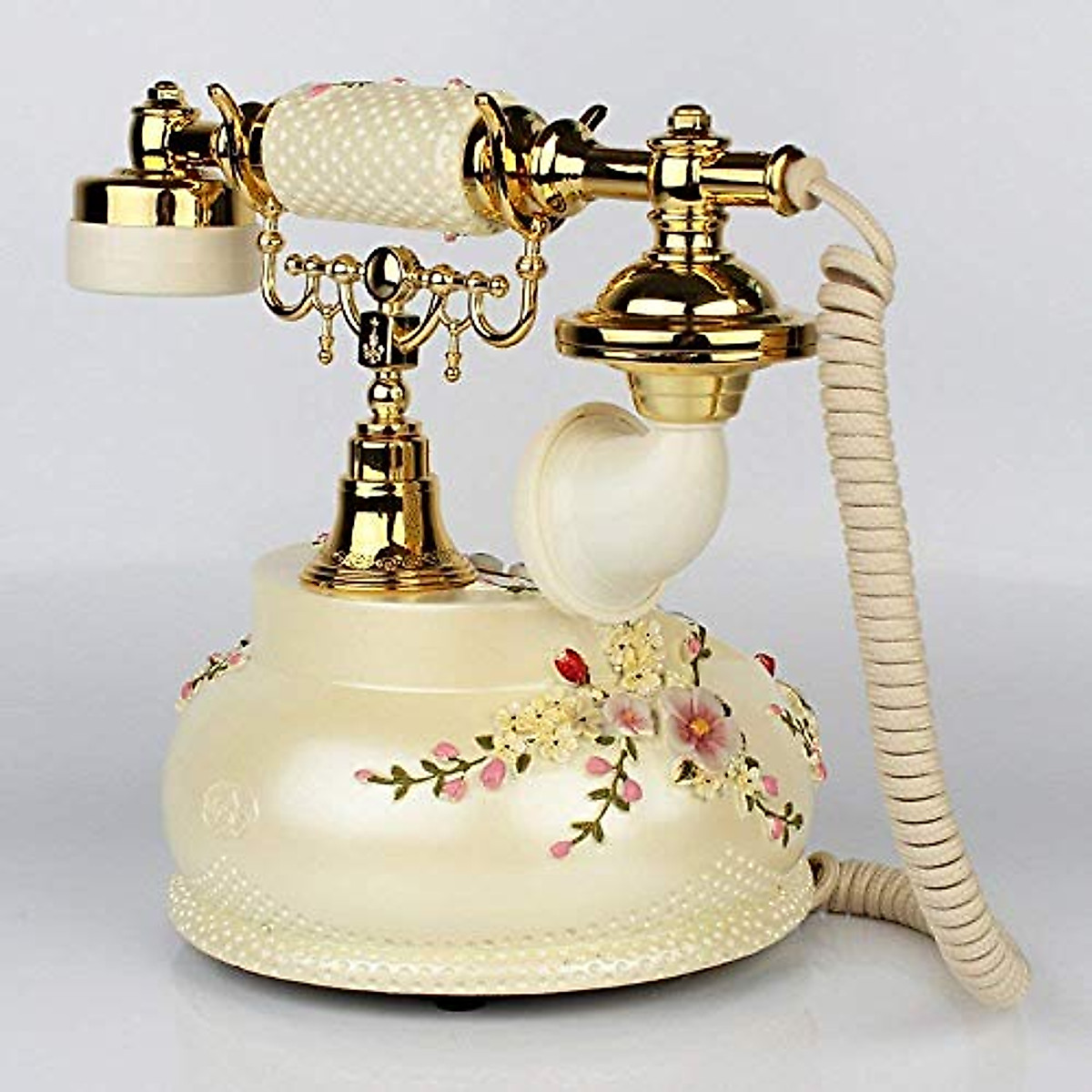 Telephone Retro Telephone Home Rotary dial Fixed Telephone Business Office landline 182325cm (3 Specifications Available) (Color : A2) (A2)