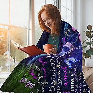 Coolim Gifts for Mom, Mom Birthday Gifts, Birthday Gifts for Mom from Daughter, Mom Blanket, to My Mom Blanket