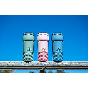 Pelican Hydration Pelican Cascade™ 22 oz Vacuum Insulated Tumbler - Recycled Stainless Steel Double Wall Travel with Dual Lid, Powder Coated Insulated Coffee Mug For Hot Cold Drinks, Lilac