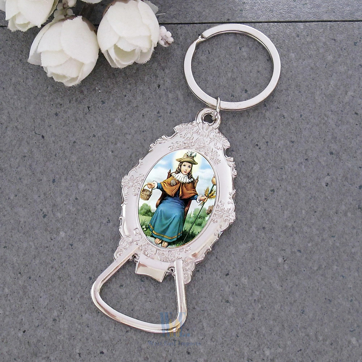 12 Pieces Santo Niño de Atocha Keychain Baptism Favor Memorial Gift Holy Infant of Atocha