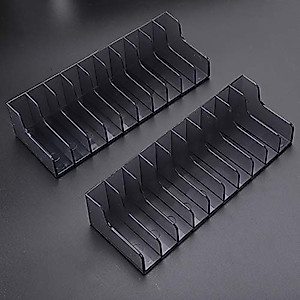 SALUTUY CD Storage Bracket, Large Capacity More Precise Dust-Proof Game Card Box ABS 2 Pcs for Pro Game Consoles for/Slim/PRO