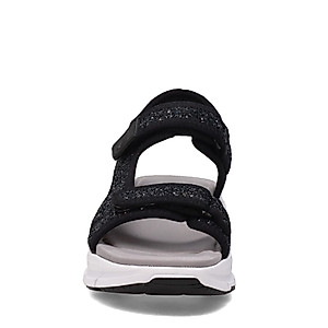 Easy Spirit Women's MAISON3 Sport Sandal, Black, 10