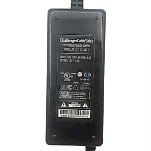 Challenger PS-2.1-12-3DT1 Cable Sales Switching I.T.E Power Supply 12V 3A for D3G1604W DCX3600 MG1