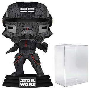 POP Star Wars: Bad Batch - Echo Funko Pop! Vinyl Figure (Bundled with Compatible Pop Box Protector Case) 3.75 inches
