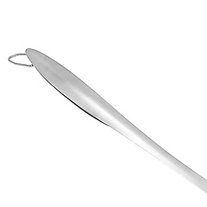 Basting Brush, 17.7 in Multipurpose Stainless Steel Long Handle Basting Brush Oil Spread Brush Heat Insulation Anti‑Scalding Cooking Brush for Pastry Sauce BBQ Grill