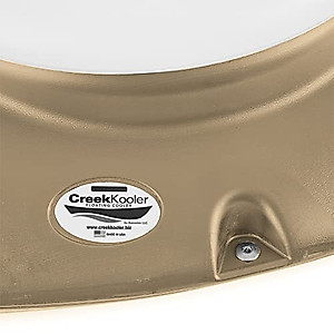 CreekKooler - Outdoor Insulated Floating Cooler - 30 Quart - Beige