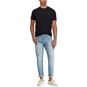 Polo Ralph Lauren Men's Pony Logo Crew Neck T-Shirt, Basic Polo Black, X-Large