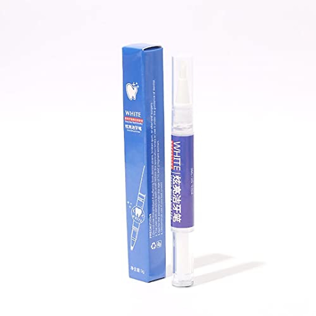 Teeth Whitening Pen, Teeth Stain Remover to Whiten Teeth Effective＆Painless,No Sensitivity，Portable Teeth Whitener Tooth Paint, Easy to Use, Beautiful White Smile 5PCS