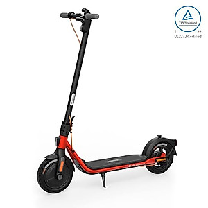 Segway Ninebot D28U Electric Kick Scooter -300W Motor, 17.4 Miles Range & 15.5 MPH, 10" Pneumatic Tire, Drum Brake, UL-2272 Certified