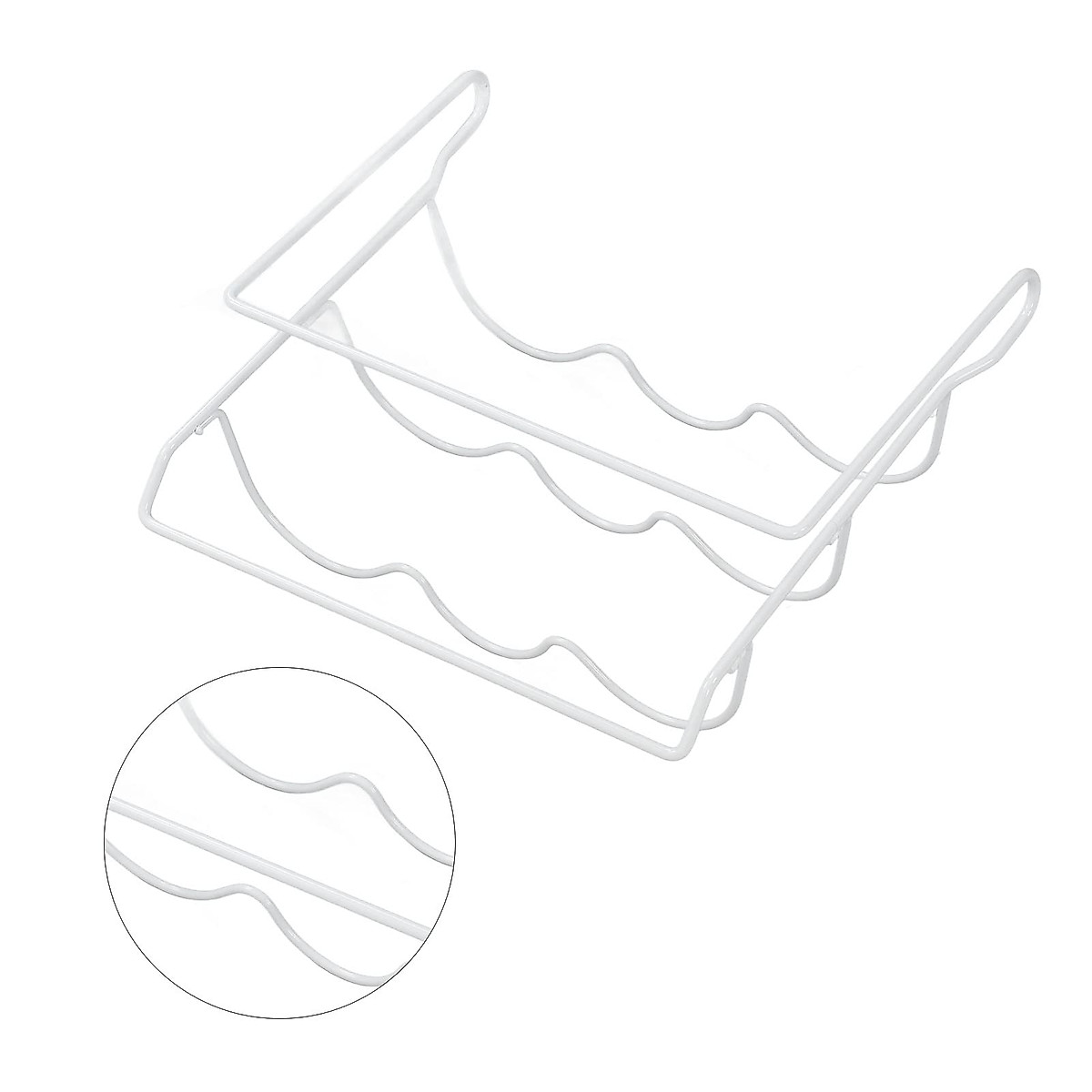 Fridge Wine Holder, Thickened Metal Material, Strong Bearing Capacity, Convenient and Practical, Wine Rack Storage Organizer for Kitchen Countertop for Wine, Beer, Water