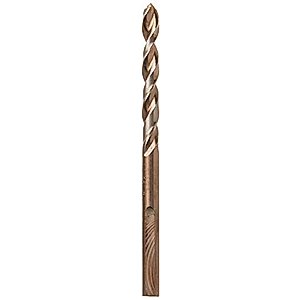 DEWALT Drill Bit, Pilot Point, Industrial Cobalt Alloy Steel, 1/4-Inch (DWA1216)