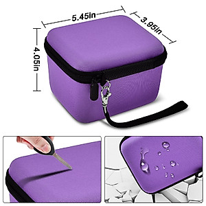 Vlogging Camera Case Compatible with brewene/for Femivo/for KVUTCIEIN/for Duluvulu 4K 48MP Digital Cameras for Youtube. Vlog Camera Carrying Storage for Lens, Cable and Other Accessories - Purple