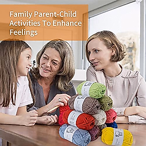 Yarn for Crocheting,Soft Yarn 1PCS Yarn for Crocheting Blankets Acrylic Crochet Yarn for Sweater,Hat,Socks,Baby Blankets