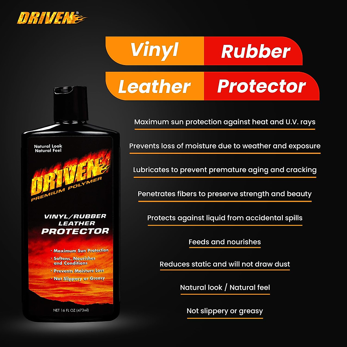 DRIVEN Vinyl/Rubber/Leather Protector