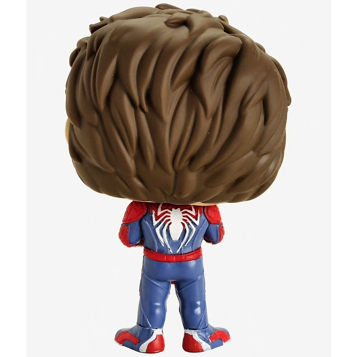Spider-Man POP Marvel: Spiderman Video Game - Unmasked [Peter Parker] Funko Vinyl Figure (Bundled with Compatible Pop Box Protector Case), Multicolor, 3.75 inches