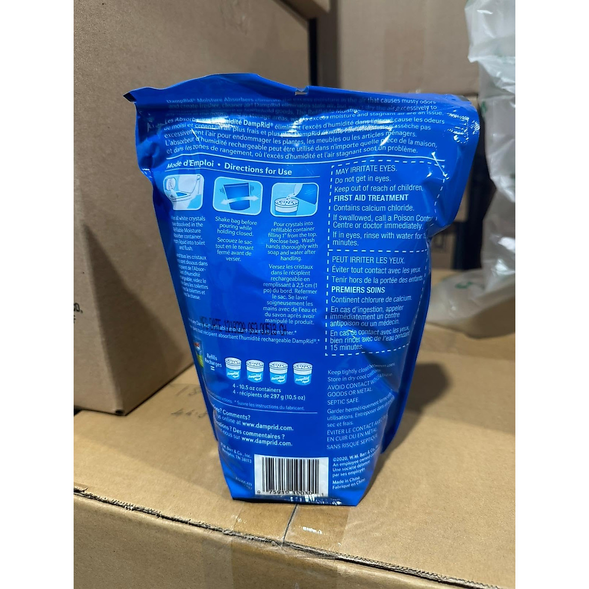 DampRid FG30K Moisture Absorber Refill, 42-Ounce (2, 42-Ounce)