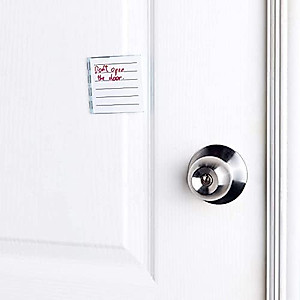 Bravestorming Mover Erase, Stackable and Magnetic Mini Whiteboard on The Palm, 72x72x3mm, Pack of 4 (Pen Included) (Yellow), Art Supplies for School and Office Projects and Presentations